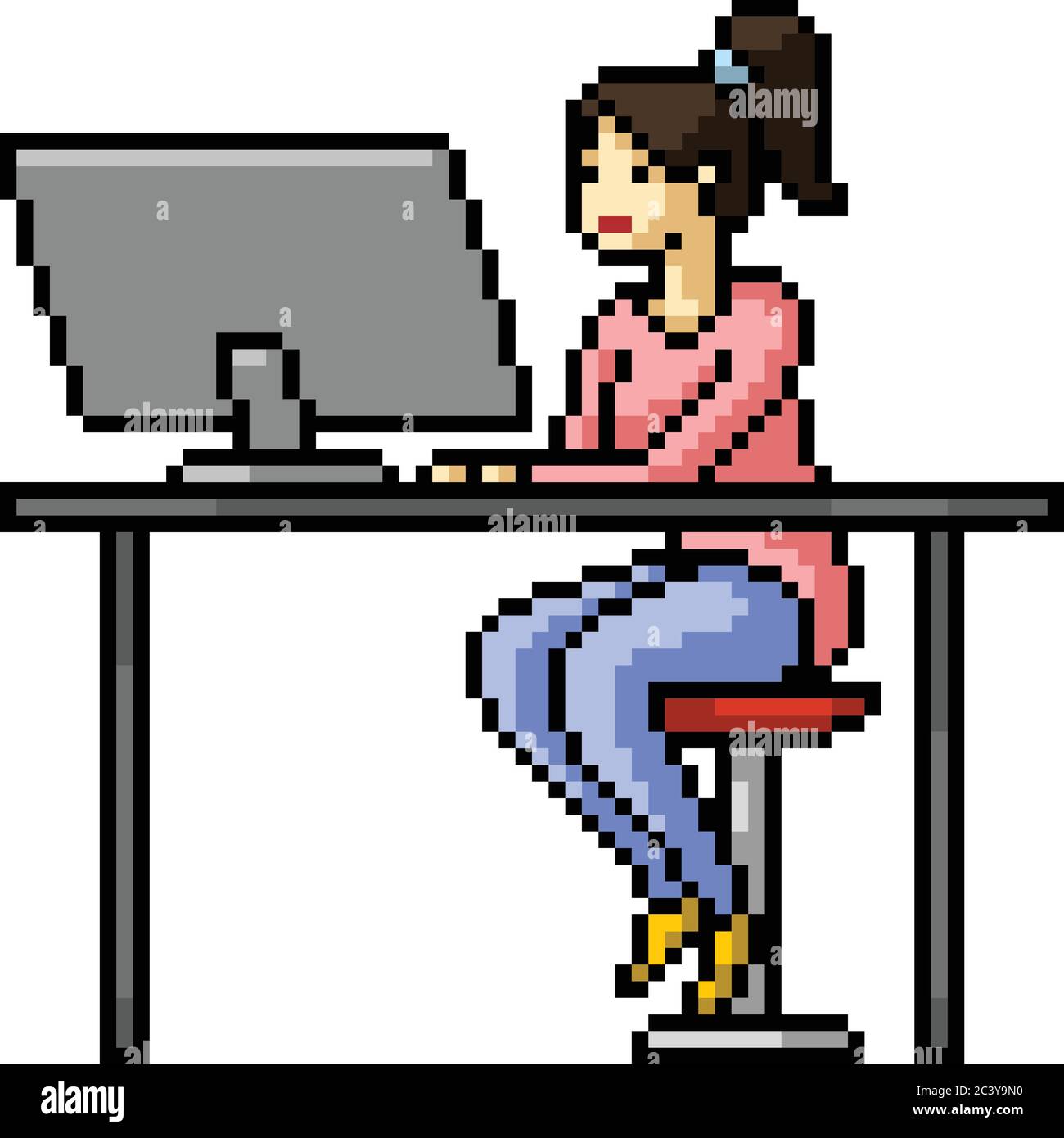 Work sit Stock Vector Images - Alamy