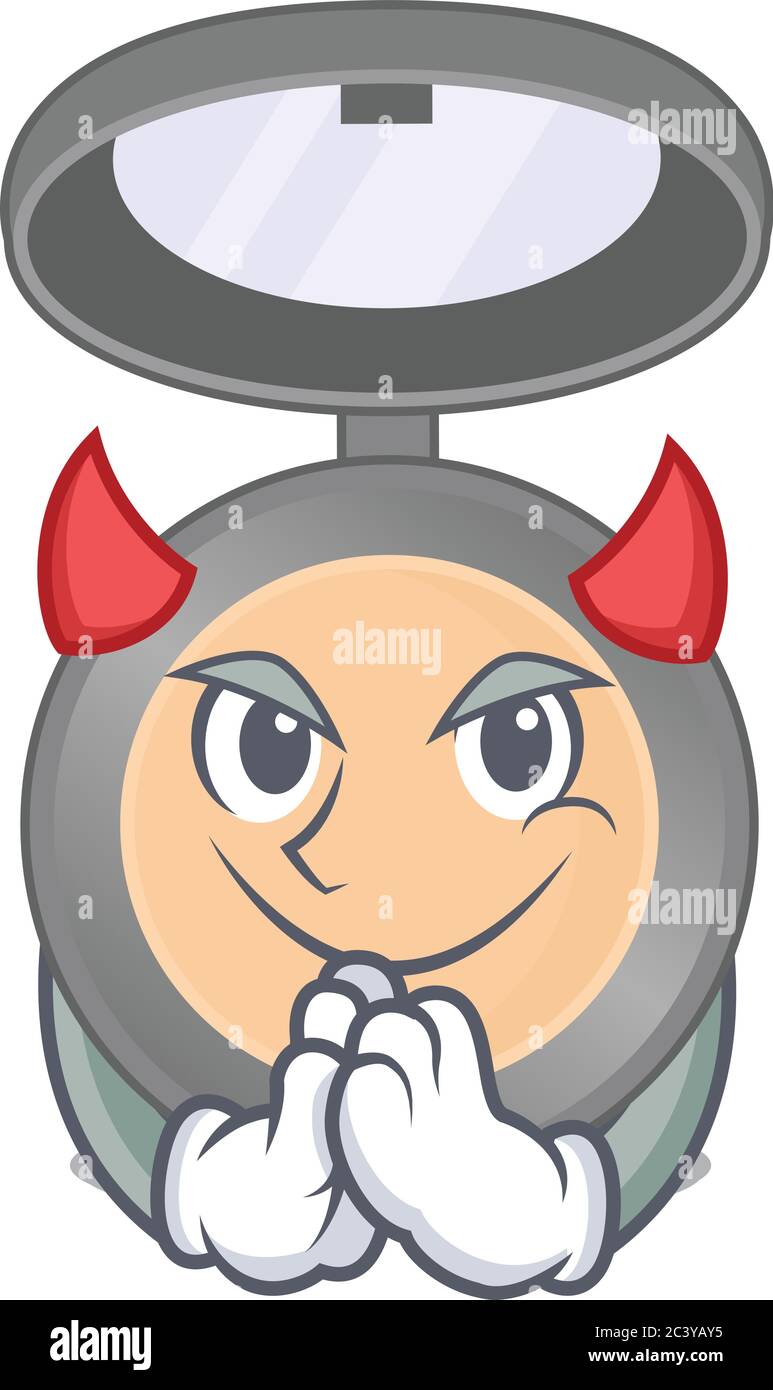 Highlighter clothed as devil cartoon character design on Halloween ...