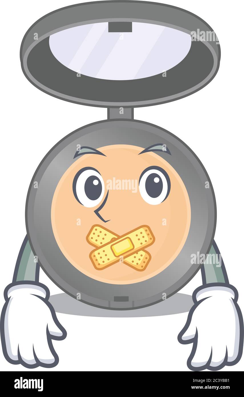 Highlighter cartoon character style having strange silent face Stock ...