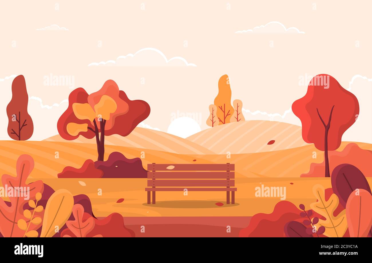 Rural scape Stock Vector Images - Alamy