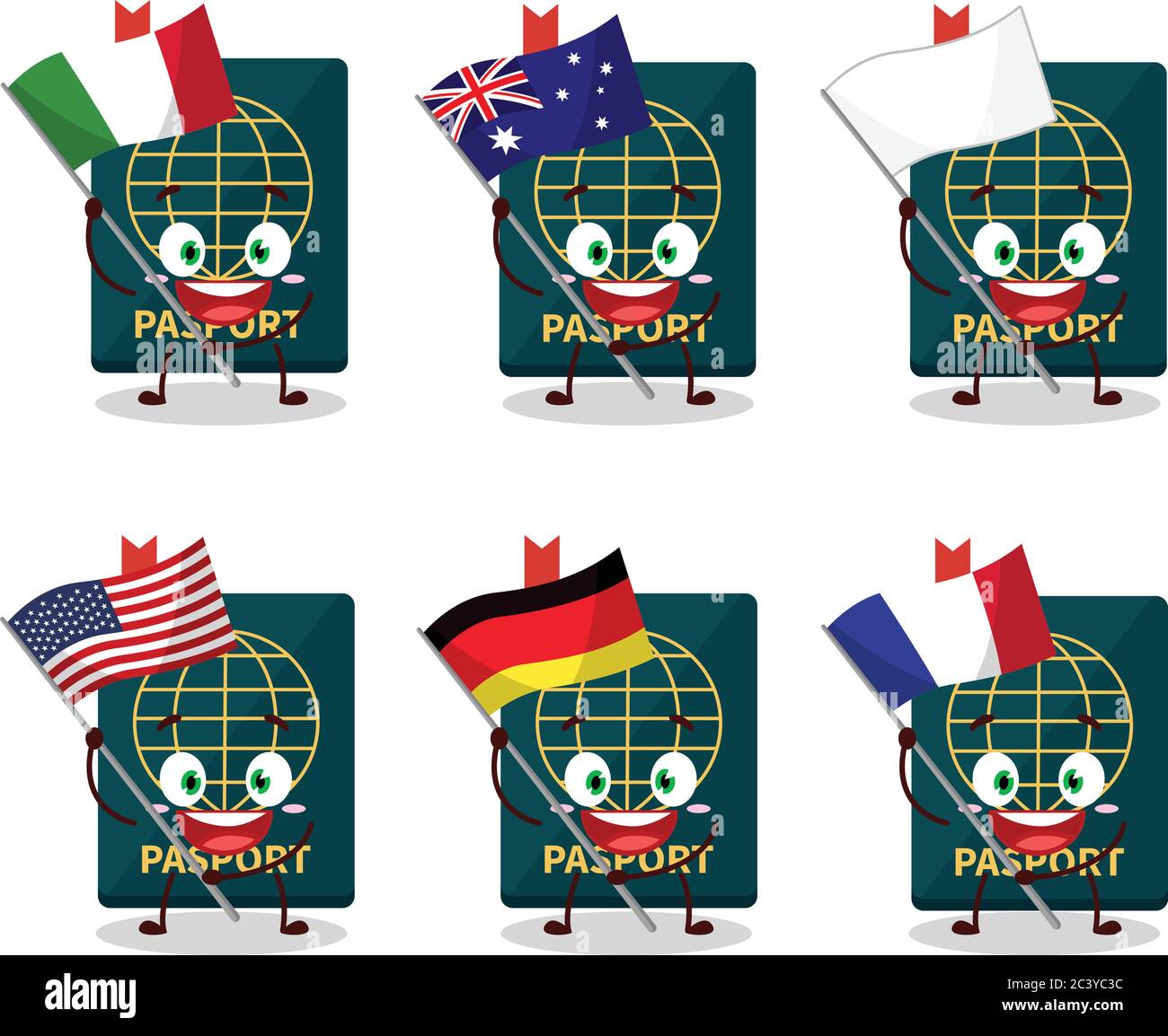Immigration australia cartoon Stock Vector Images - Alamy