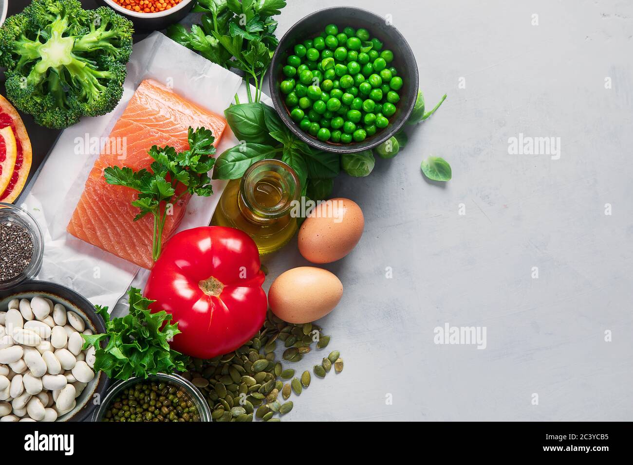 Healthy food. Virus and coronavirus protection food, immunity boosting ...