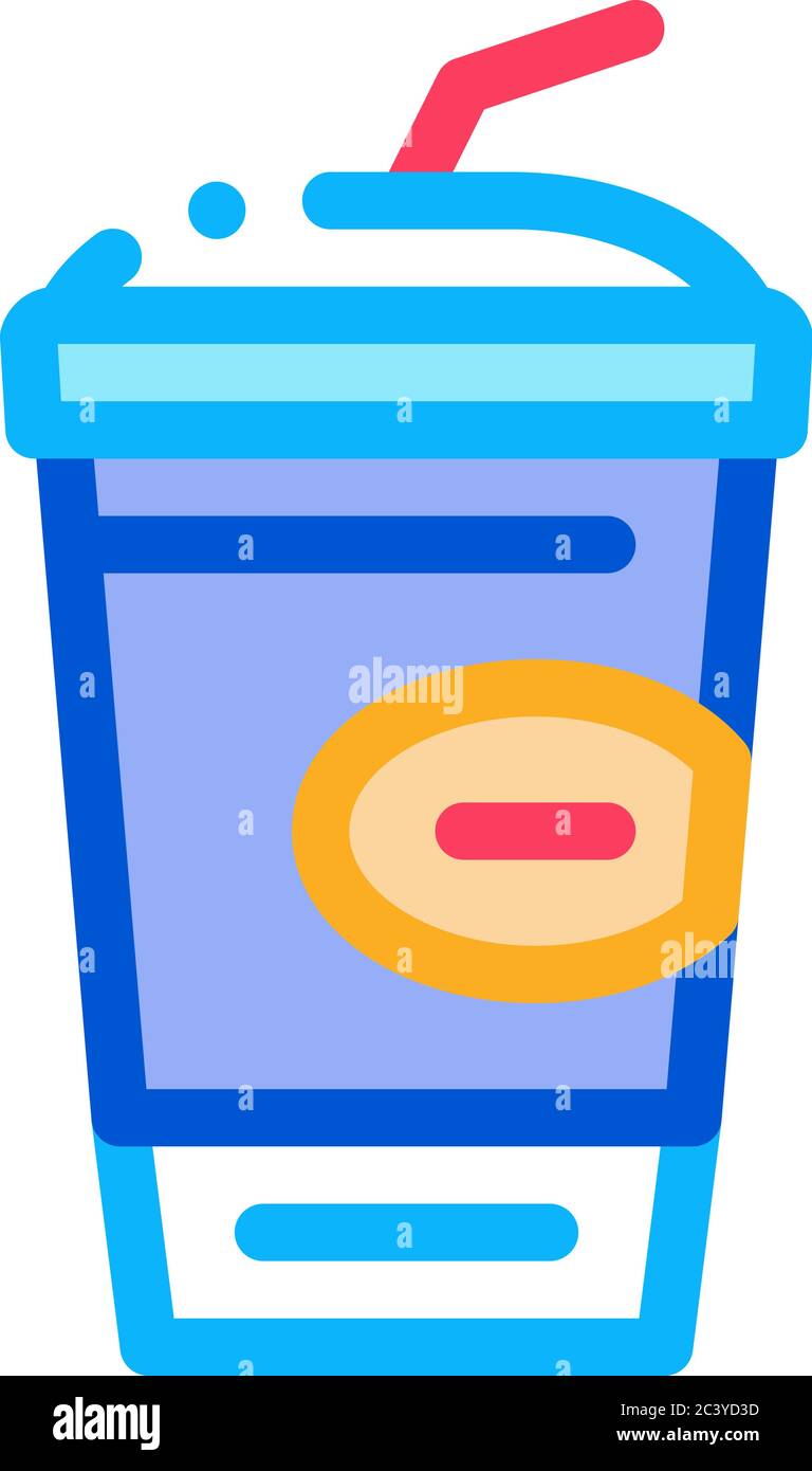 drink cup icon vector outline illustration Stock Vector Image & Art - Alamy