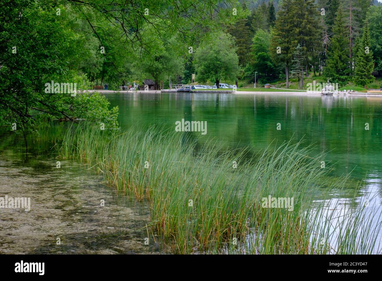 Lake Jasna, Kranjska Gora, Slovenia Stock Photo - Alamy
