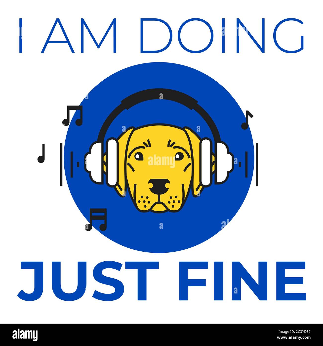 This is fine meme Stock Vector Images - Alamy