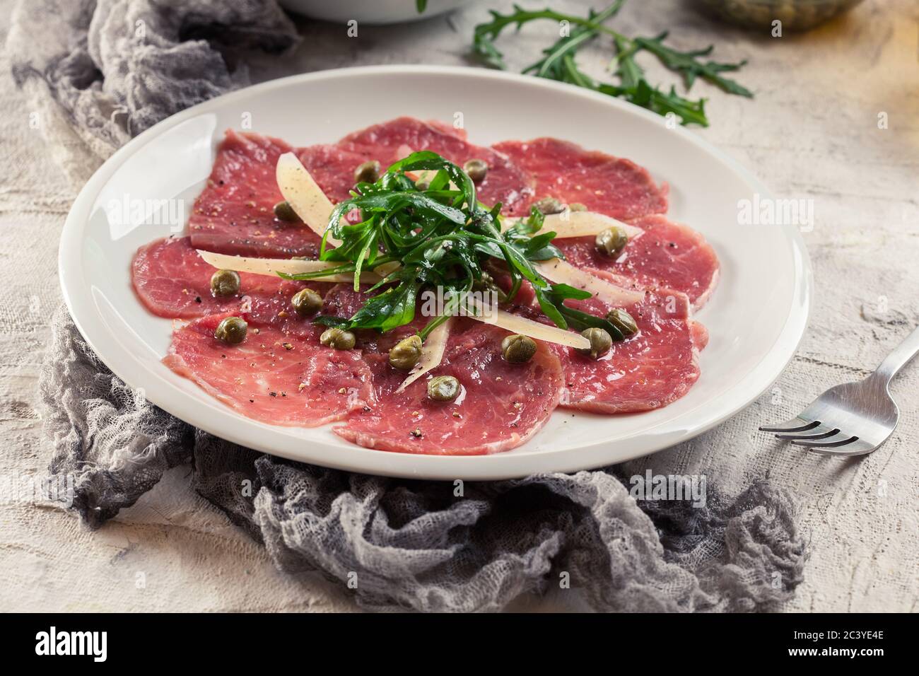Carpaccio beef appetizer hi-res stock photography and images - Alamy