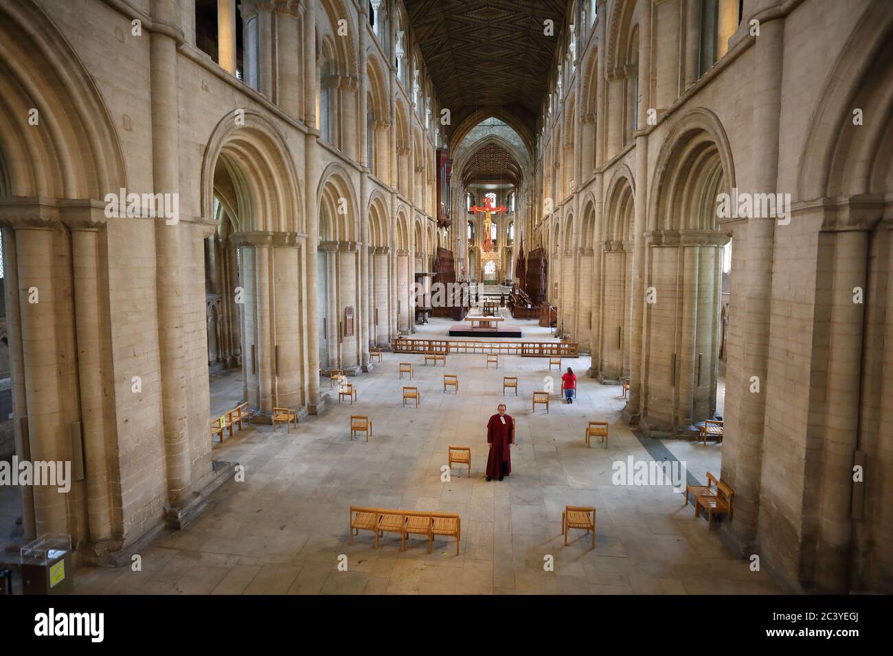 Inside peterborough cathedral hi-res stock photography and images - Alamy