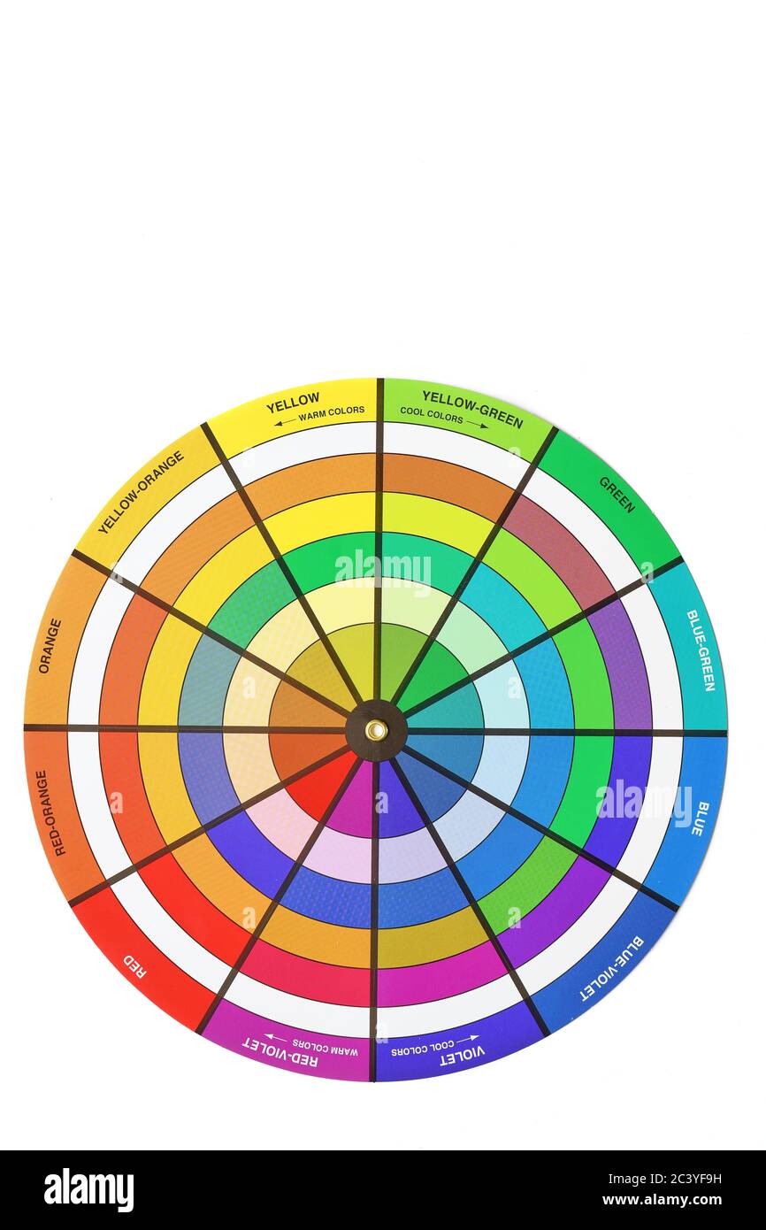 Rainbow colour wheel hi-res stock photography and images - Alamy