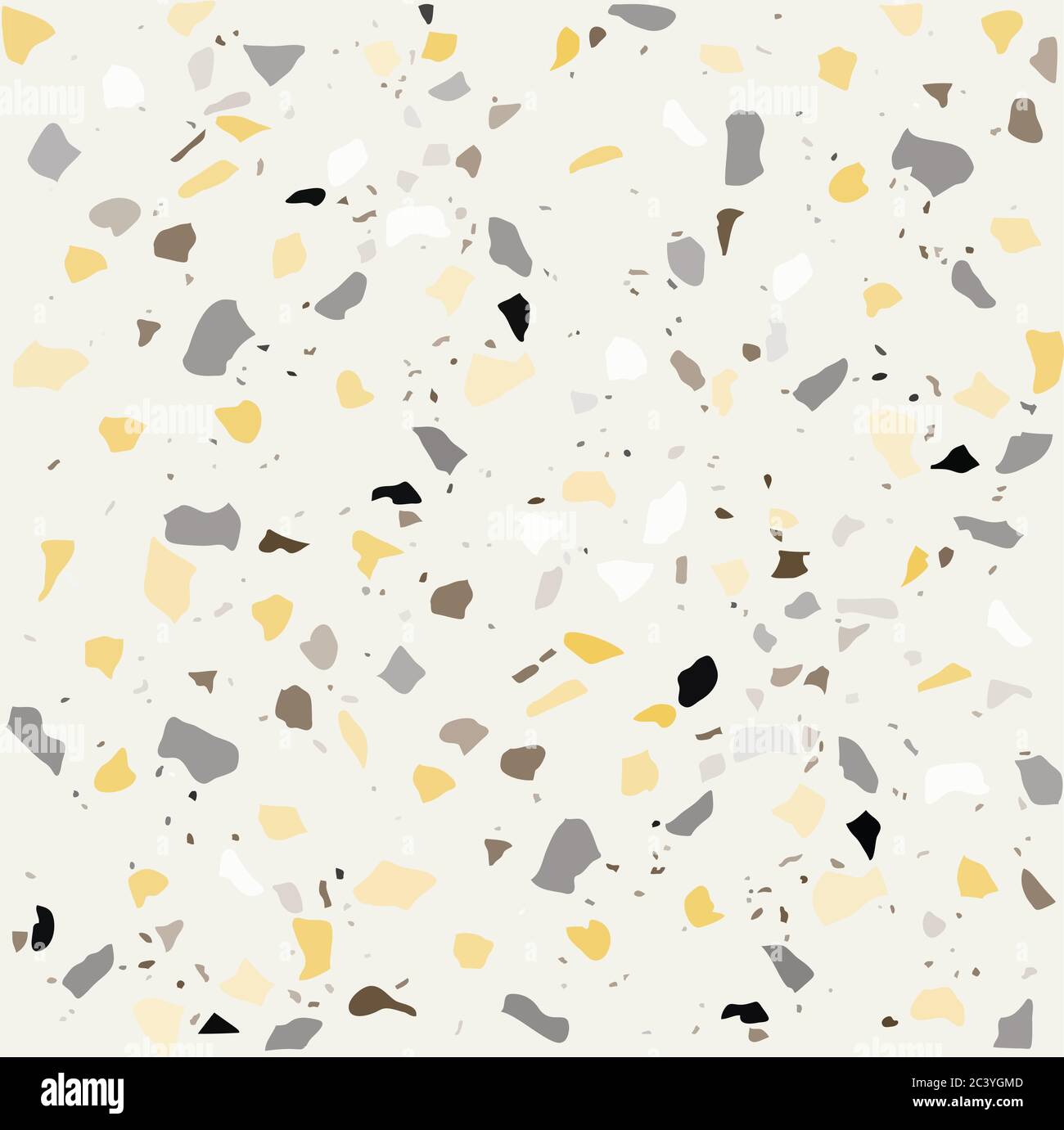 Terrazzo seamless patterns marble rock floor stone texture. Print ...