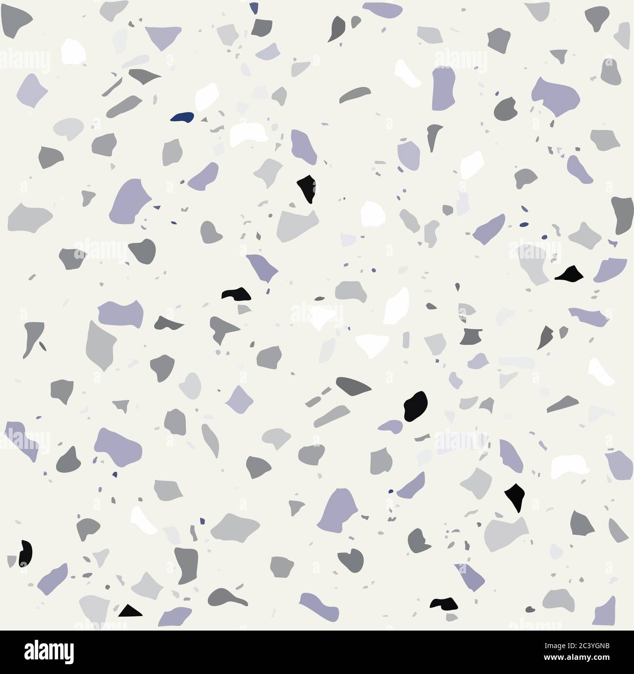 Terrazzo seamless patterns marble rock floor stone texture. Print ...
