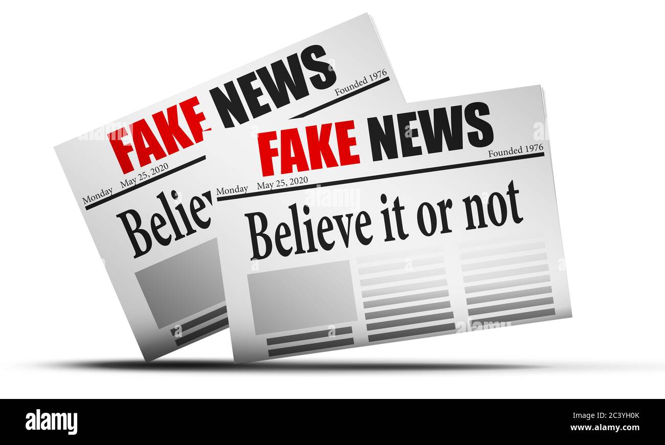 Fake newspaper article Cut Out Stock Images & Pictures - Alamy