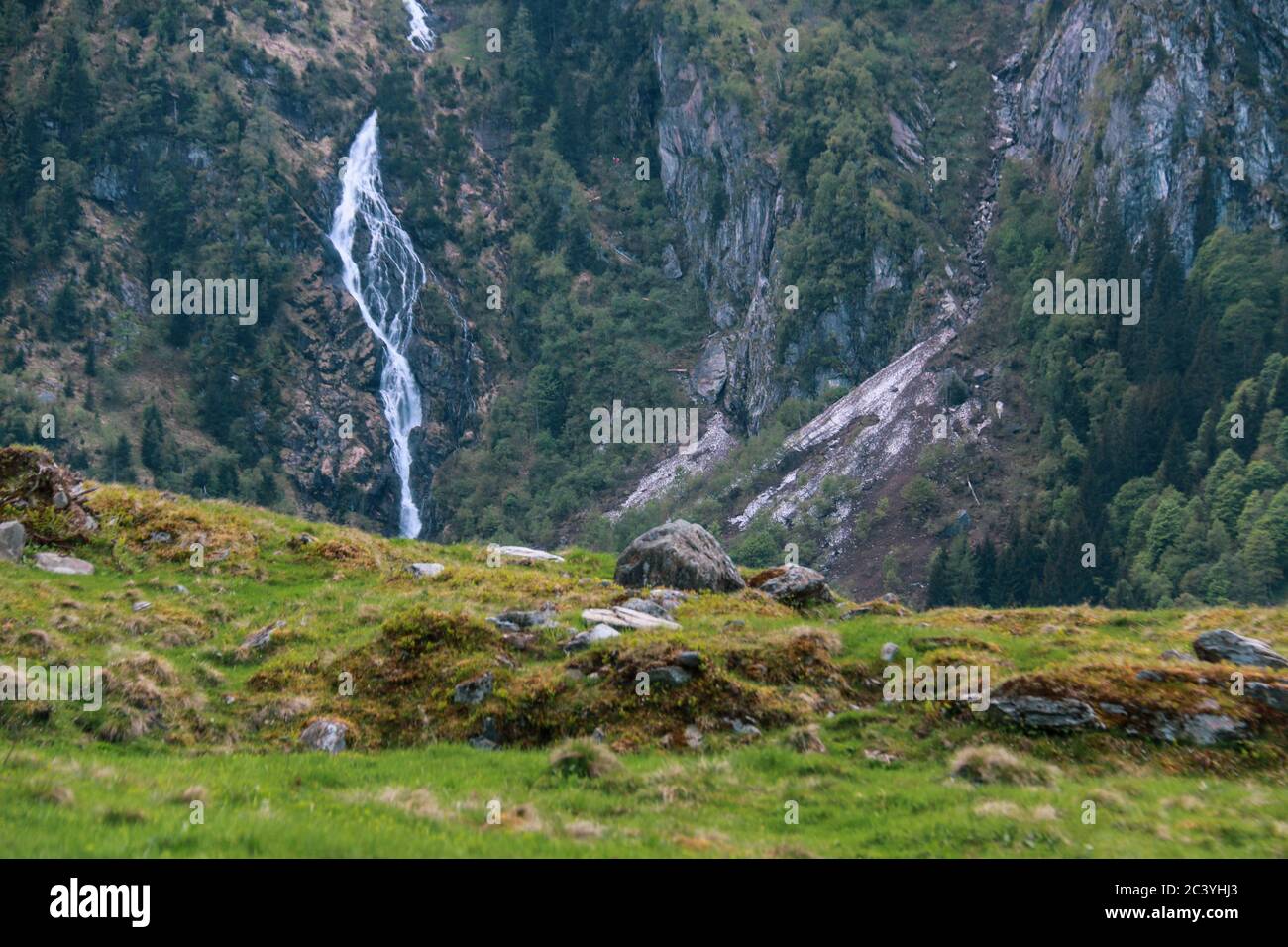 Pure fresh water splashing down from the Schladminger Tauern mountains ...