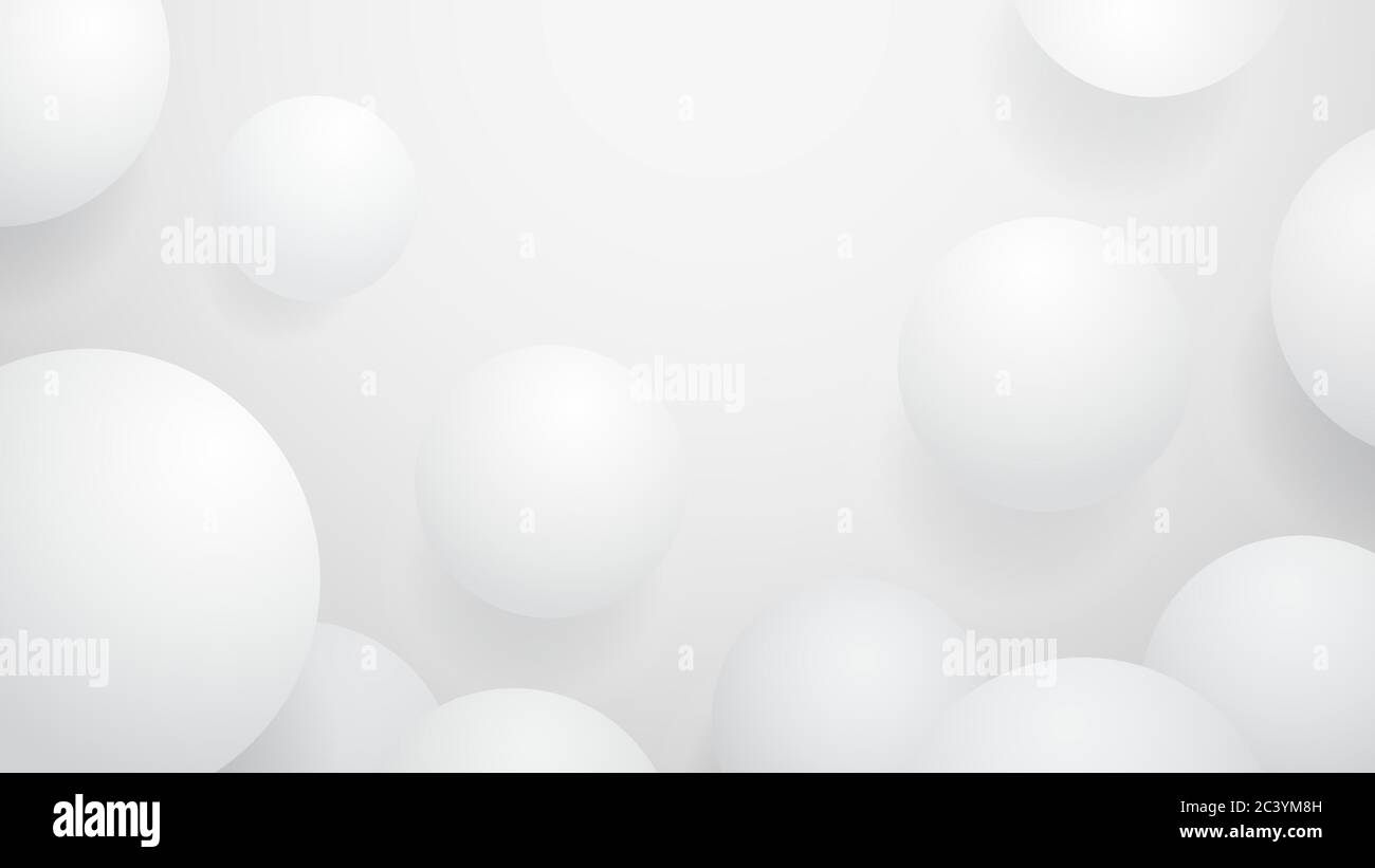 Vector white ball abstract background Stock Vector Image & Art - Alamy