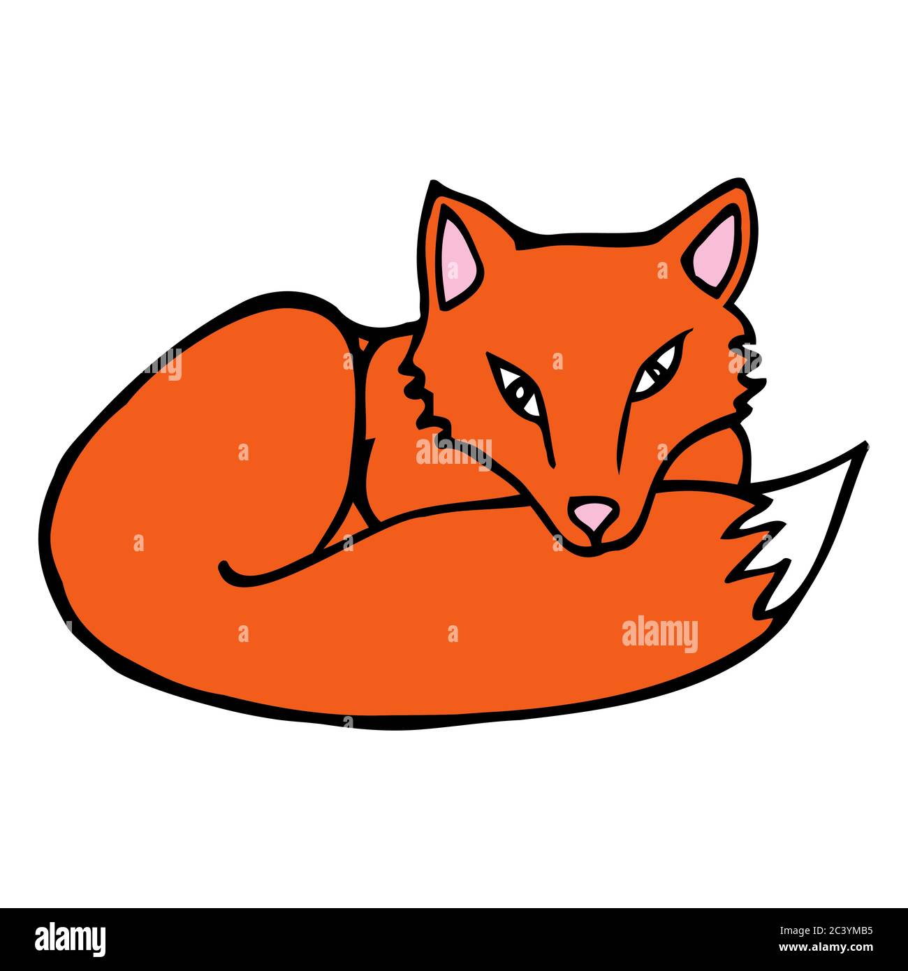 Fox cartoon Stock Vector Images - Alamy