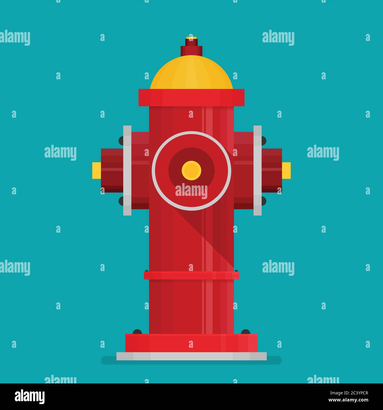 hydrant flat vector icon Stock Vector Image & Art - Alamy