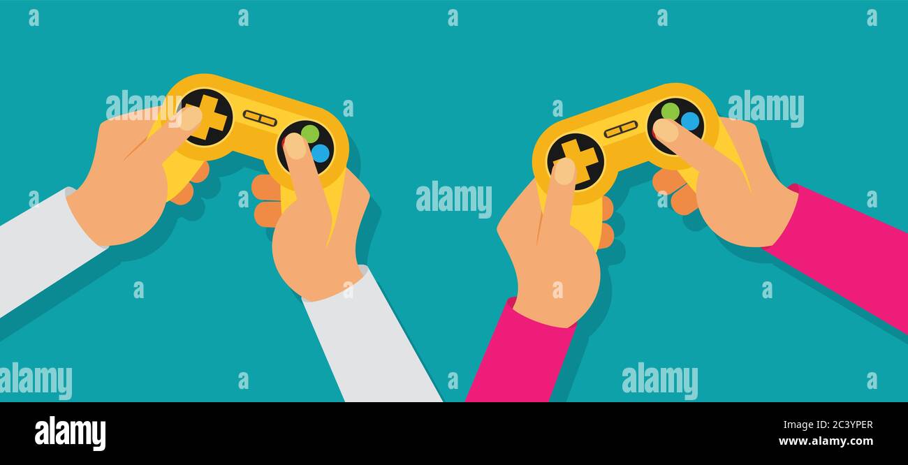 Gold video game Stock Vector Images - Alamy