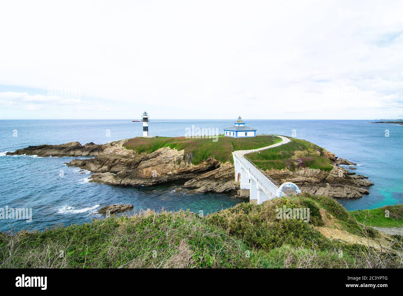 Illa pancha lighthouse hi-res stock photography and images - Alamy