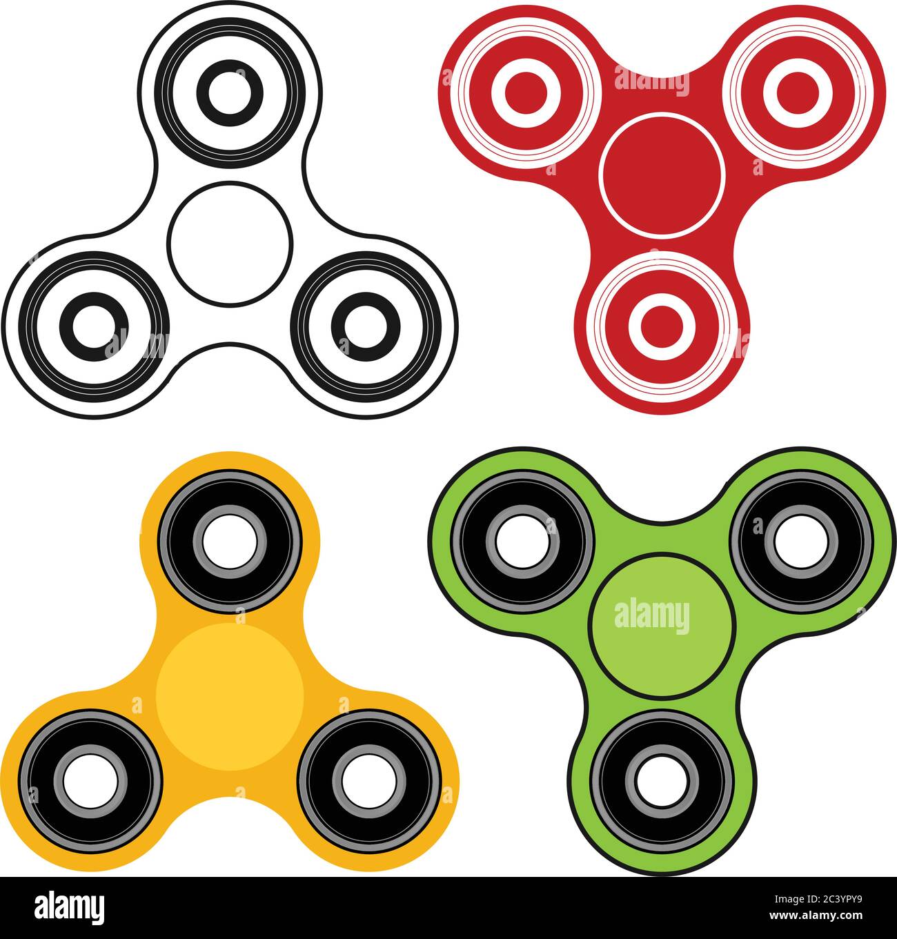 Hand spinner Stock Vector Images - Alamy