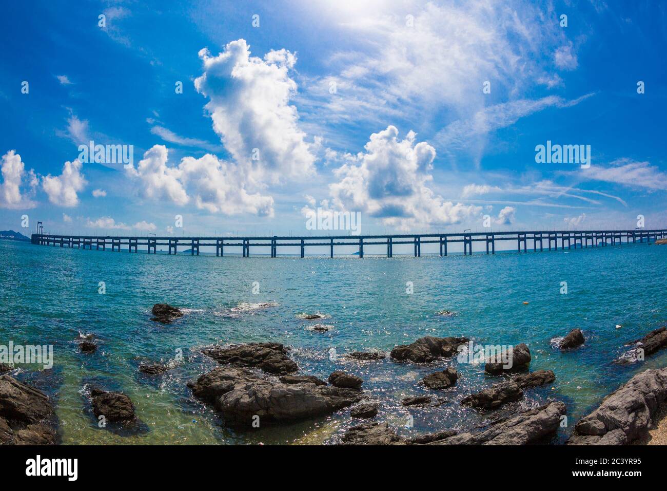 Dalian china bridge hi-res stock photography and images - Alamy