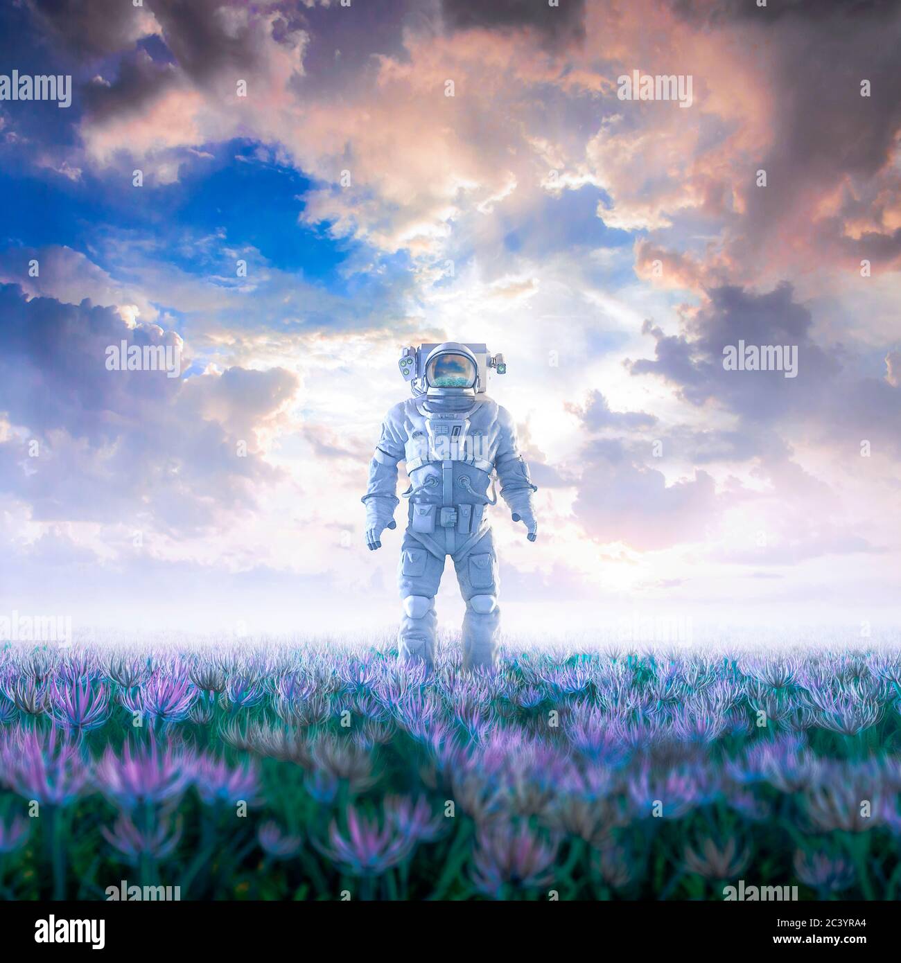 Surreal Astronaut Wallpaper