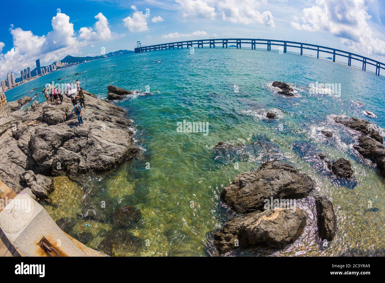 Dalian china bridge hi-res stock photography and images - Alamy