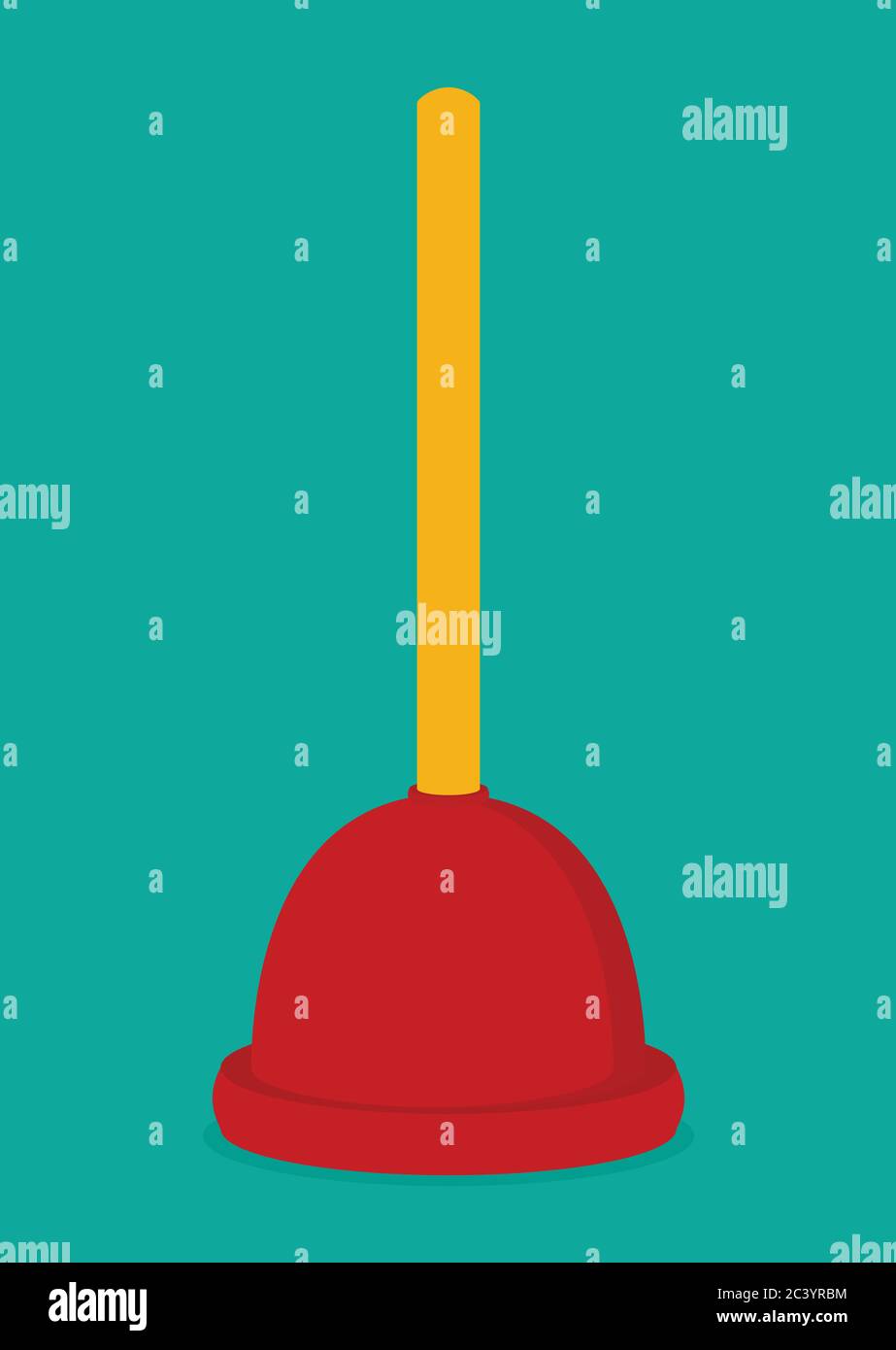 Plunger vector vectors hi-res stock photography and images - Alamy