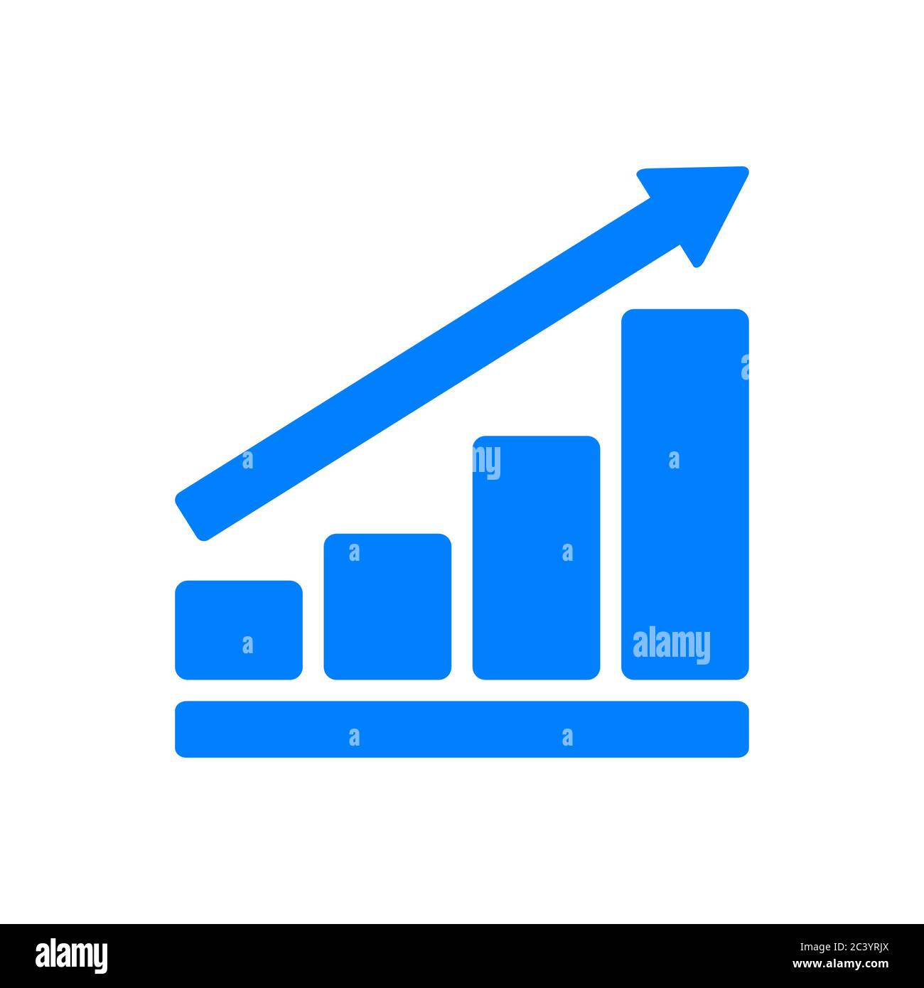 Bar chart and background Stock Photo - Alamy