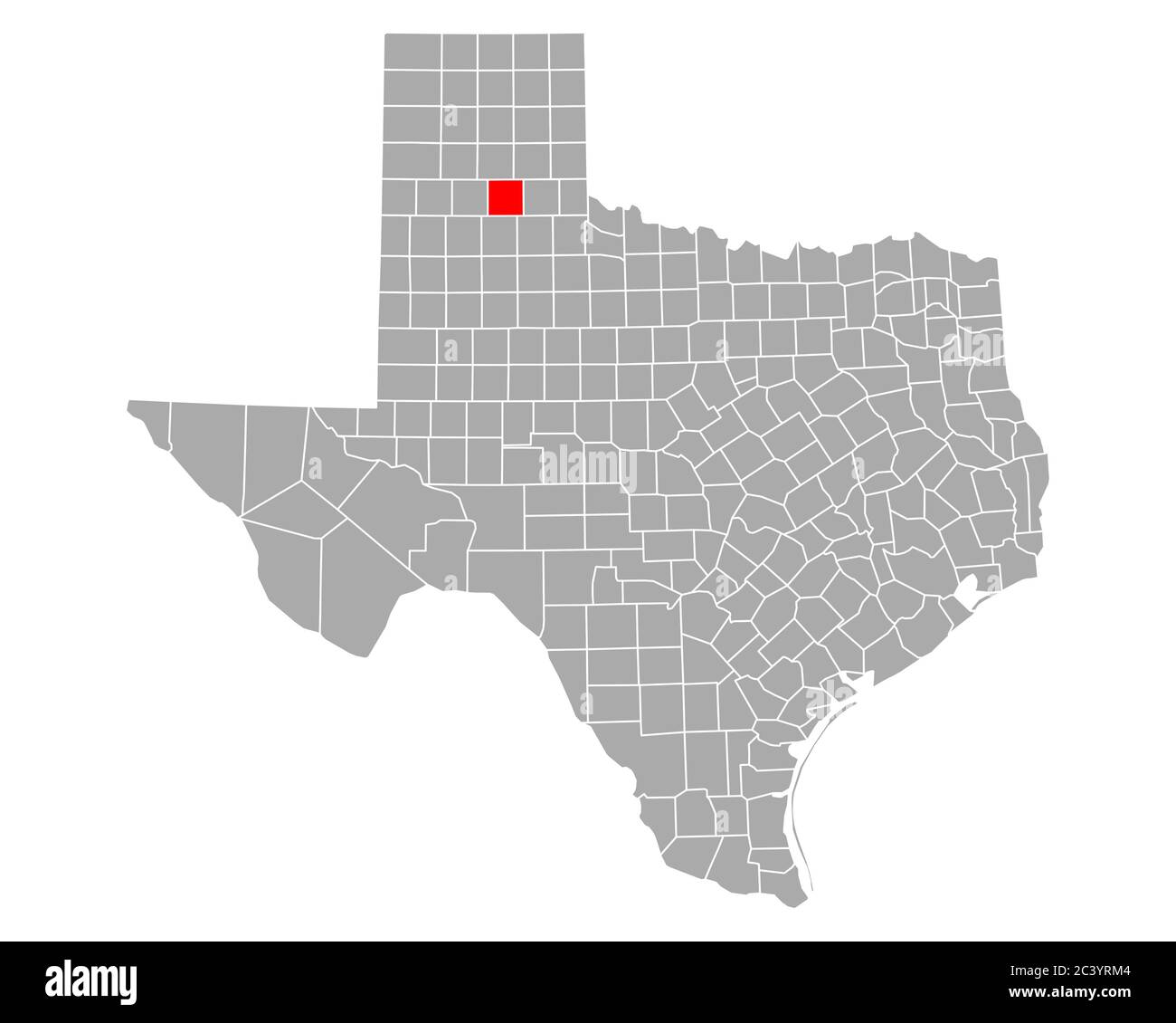 Map of Briscoe in Texas Stock Photo - Alamy
