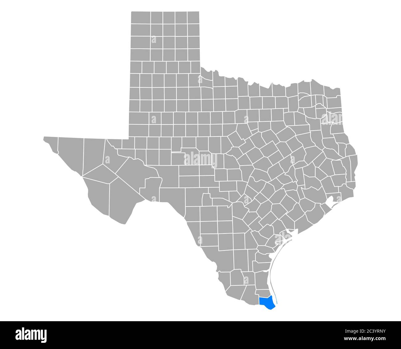 Map of Cameron in Texas Stock Photo - Alamy