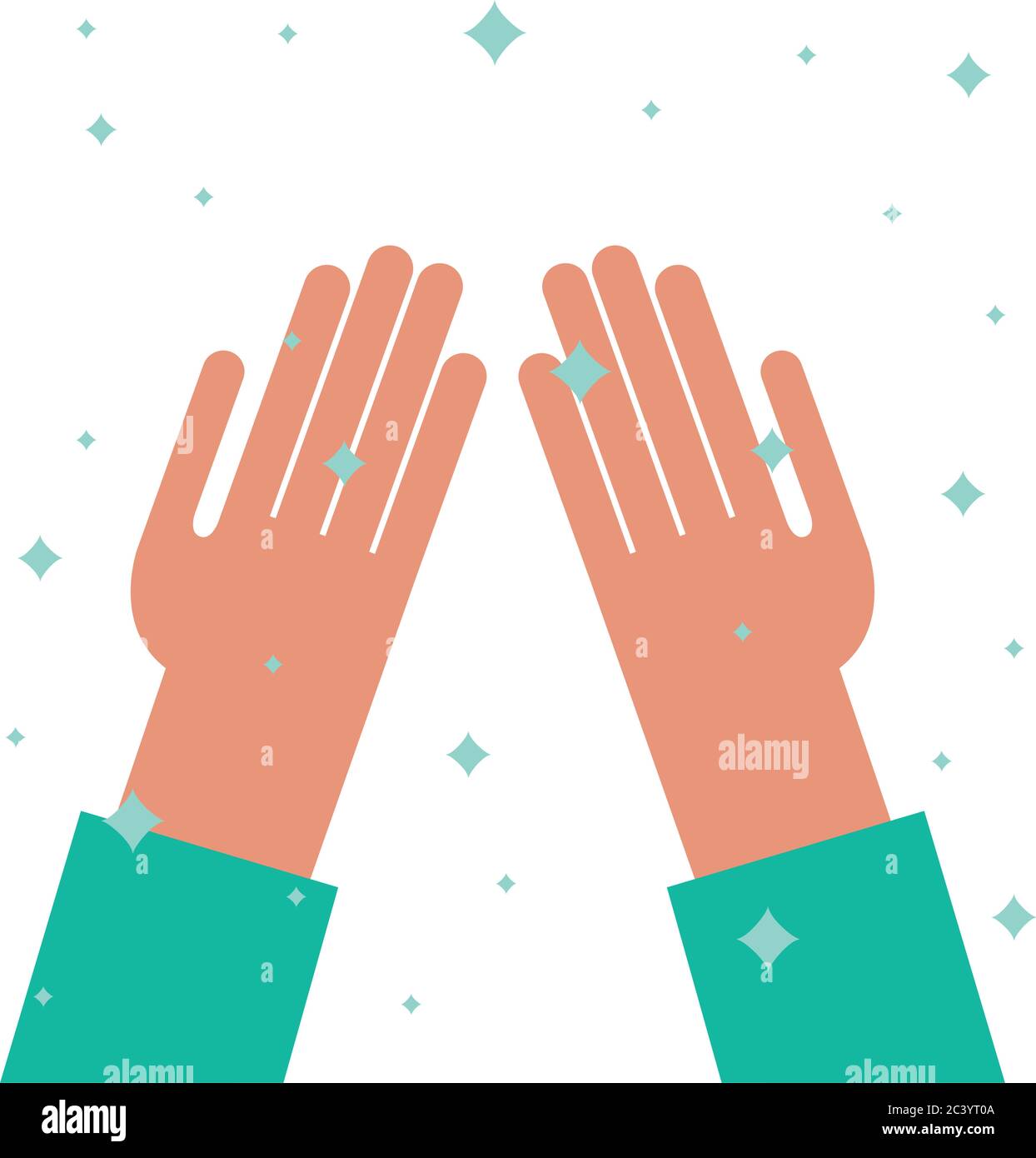 clean hands design, Hygiene wash and health theme Vector illustration ...