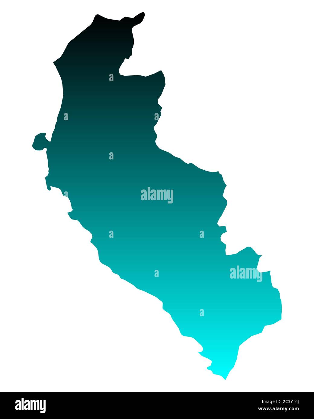 Map of Ica Stock Photo - Alamy