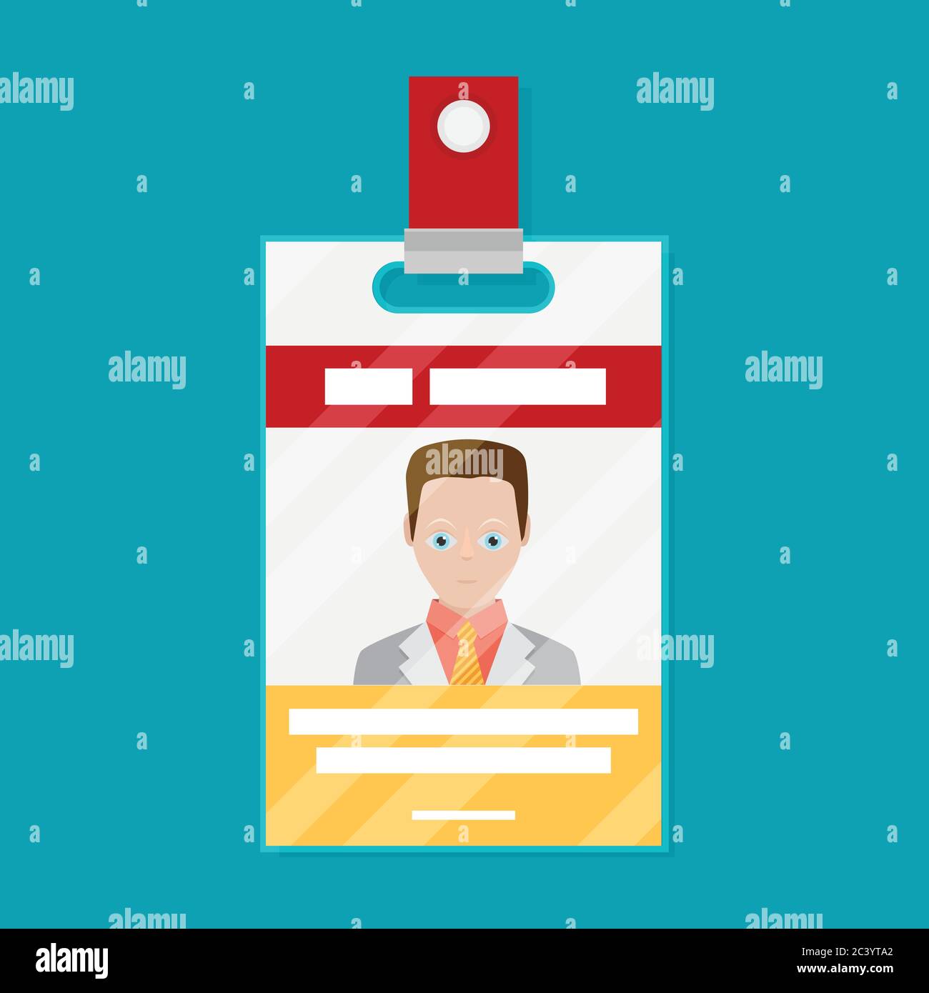 Name tag flat icon. Modern flat icons vector Stock Vector Image & Art ...