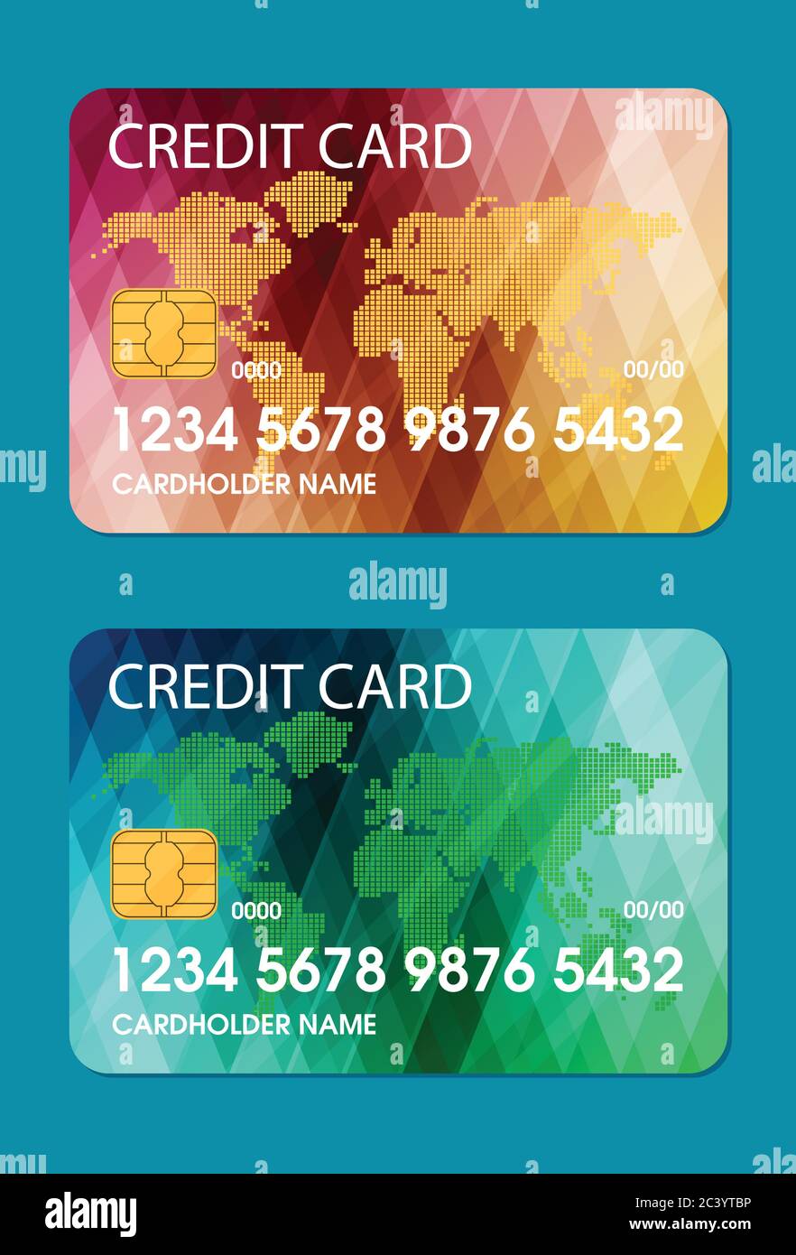 credit card. flat vector Stock Vector Image & Art - Alamy