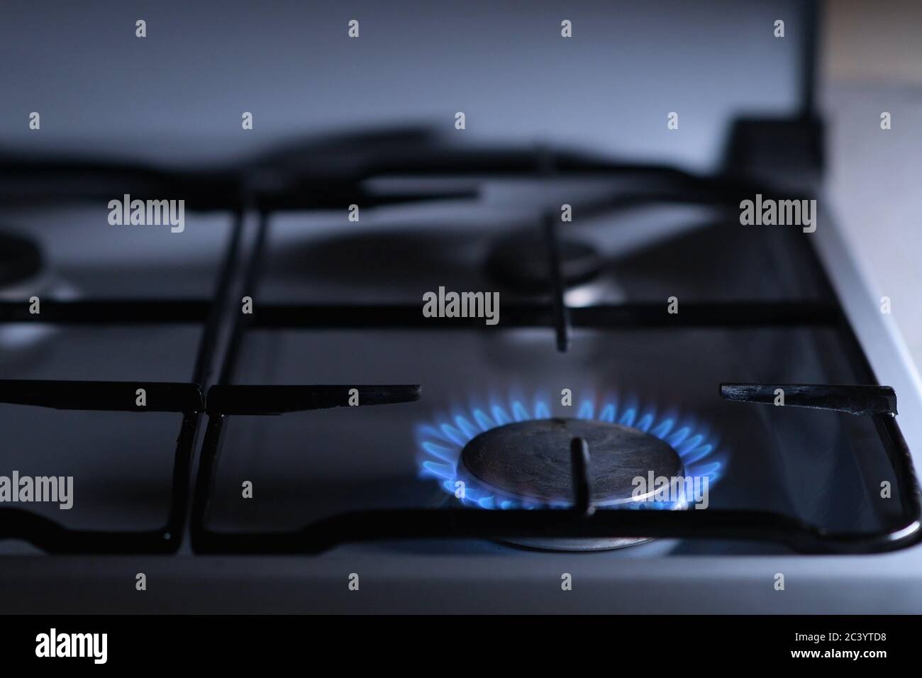 Stove burner fire ignition blue hi-res stock photography and images - Alamy