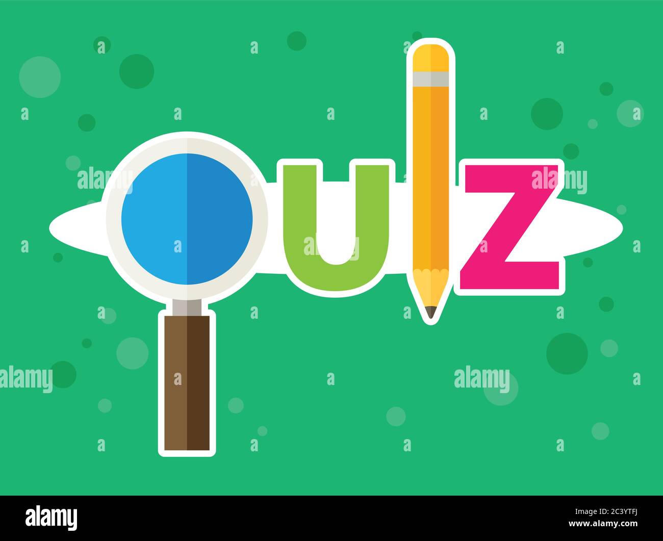 Quiz related concept vector illustration Stock Vector Image & Art - Alamy