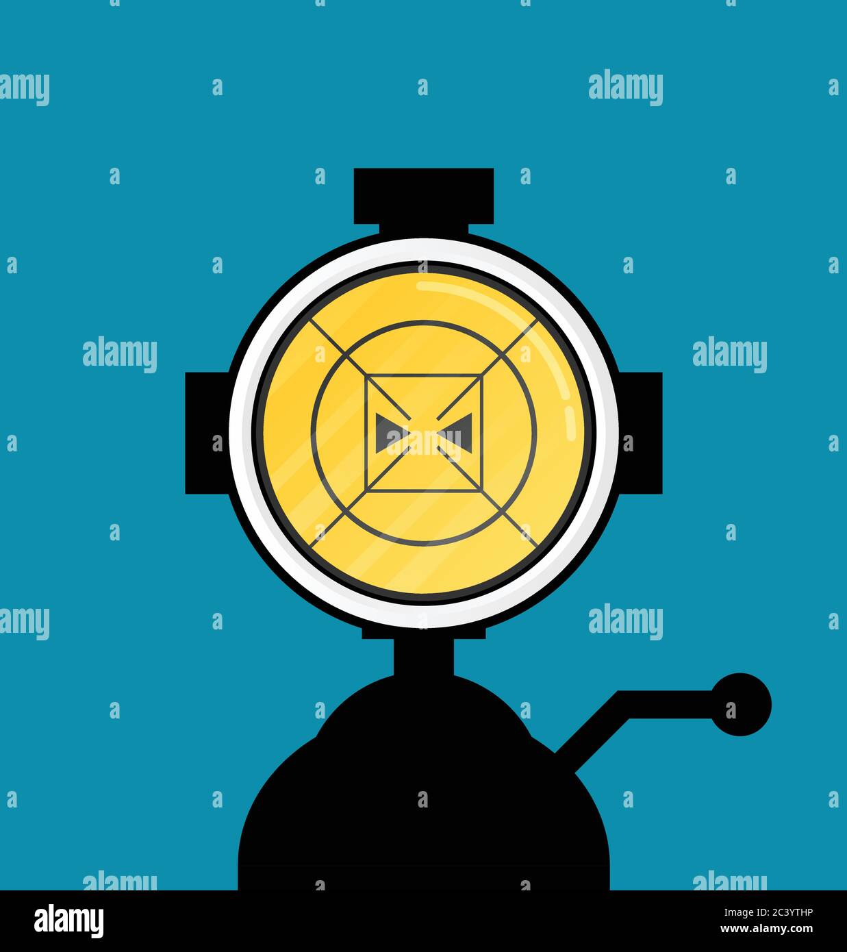 Flat modern design gun Icon sight Stock Vector Image & Art - Alamy