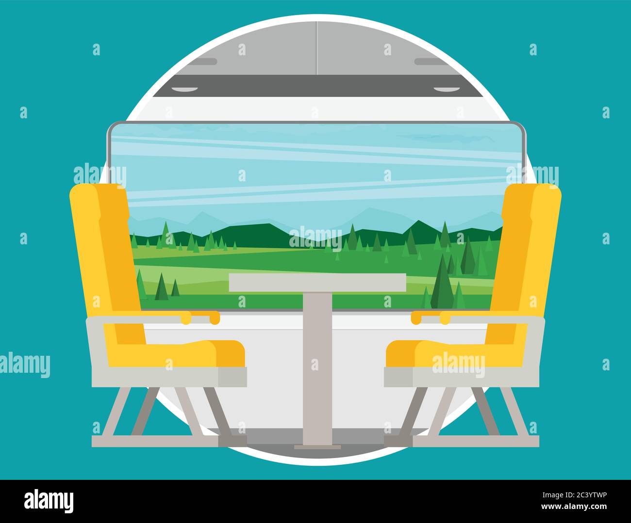 Passenger train Stock Vector Images - Alamy