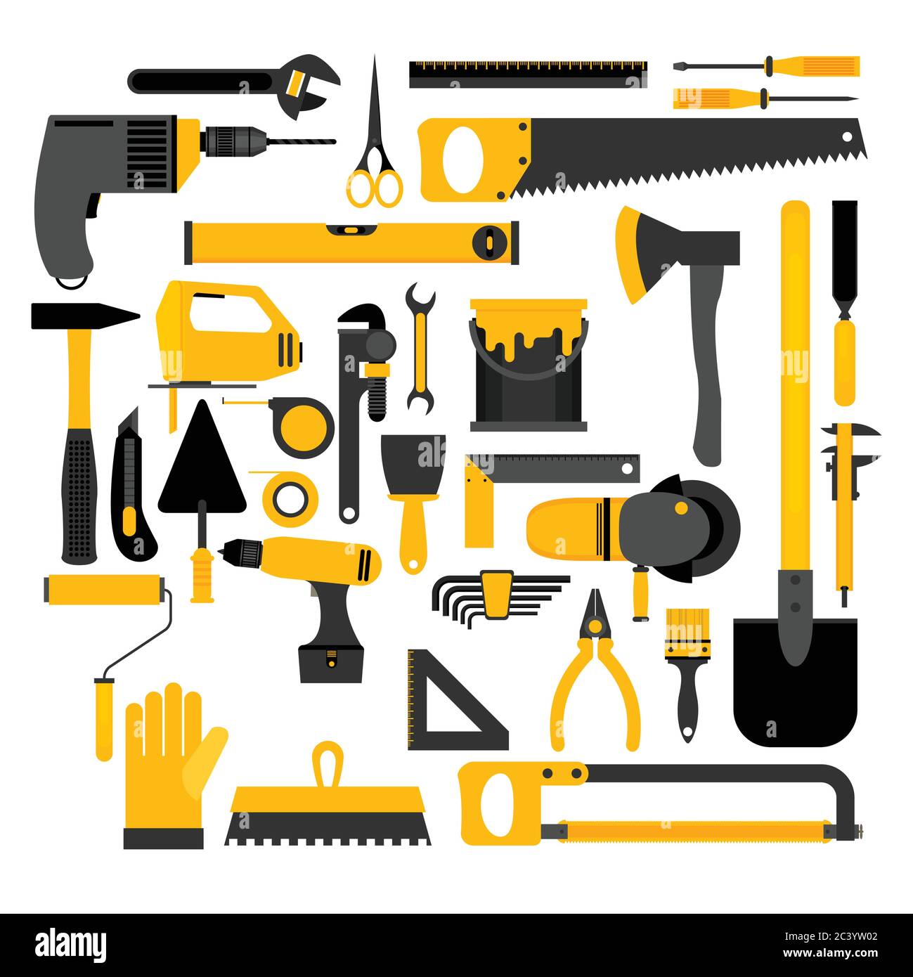Working with gloves Stock Vector Images - Alamy