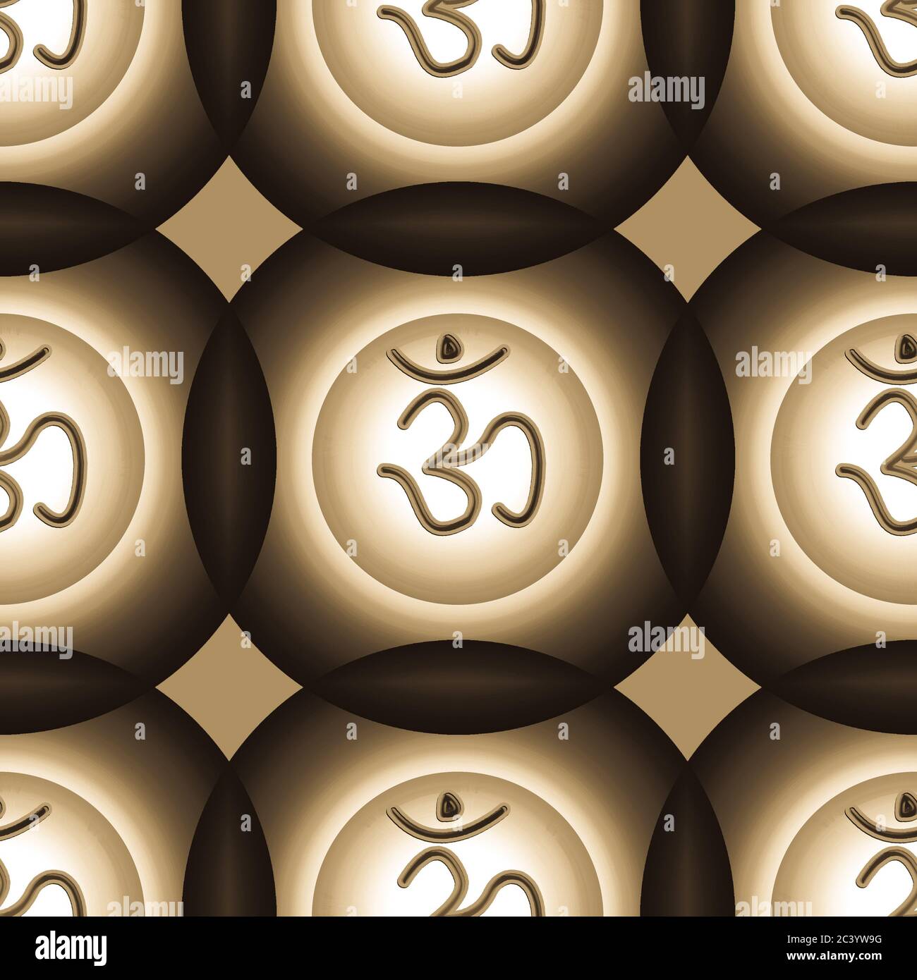 Spiritual symbols pattern hi-res stock photography and images - Alamy