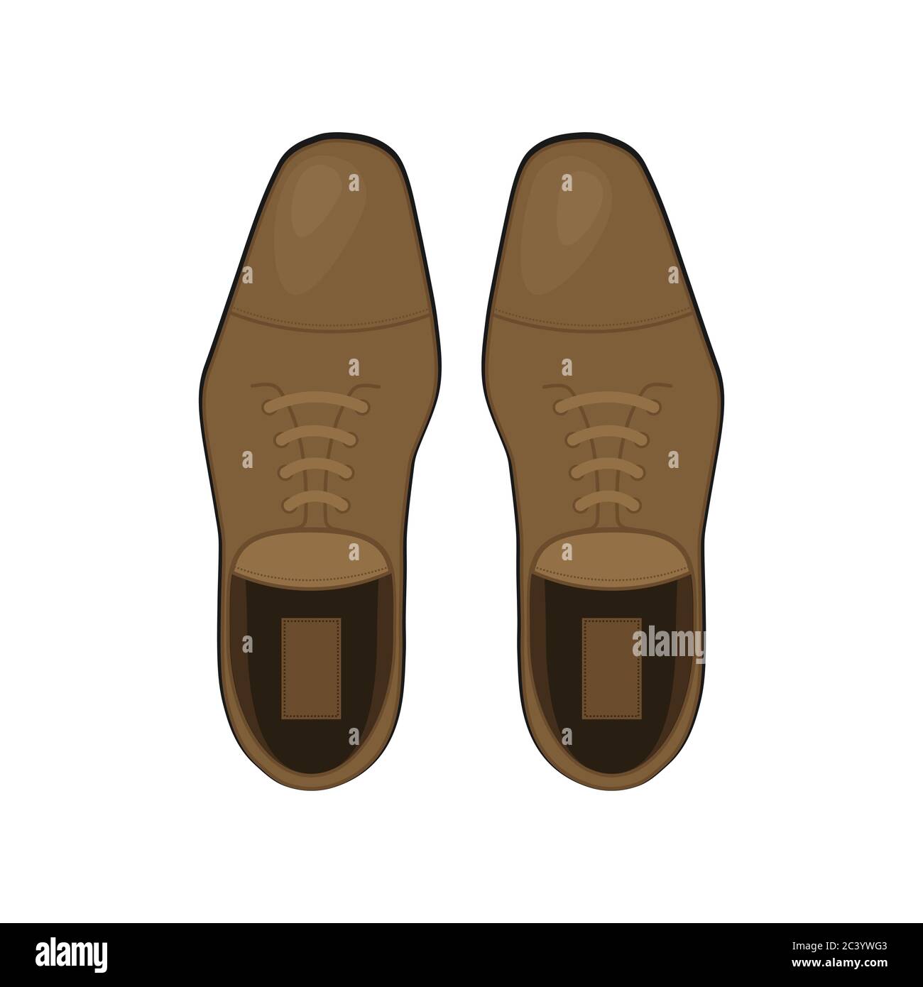 Top view shoe Stock Vector Images - Alamy