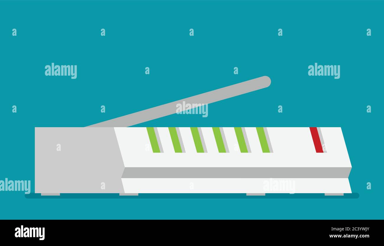 router flat vector icon Stock Vector Image & Art - Alamy