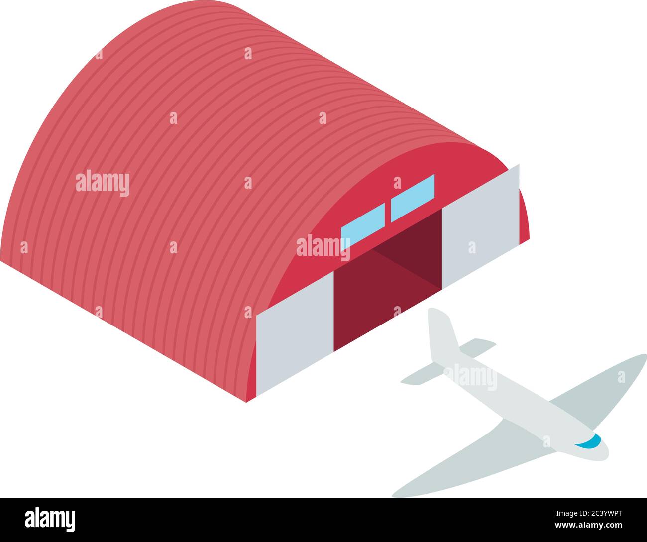 Passenger plane icon, isometric style Stock Vector Image & Art - Alamy