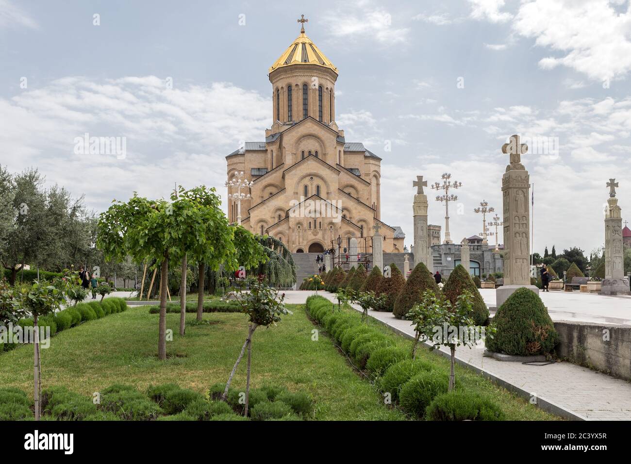 Holy Trinity Cathedral of Tbilisi aka Sameba is the main cathedral of ...