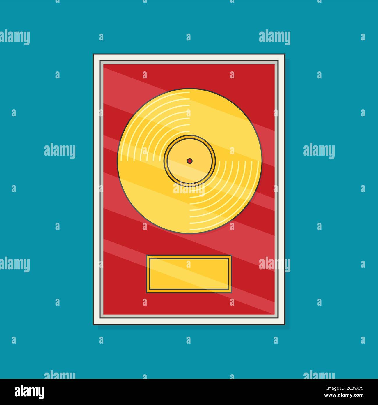 Flat vinyl disk icon vector Stock Vector Image & Art - Alamy
