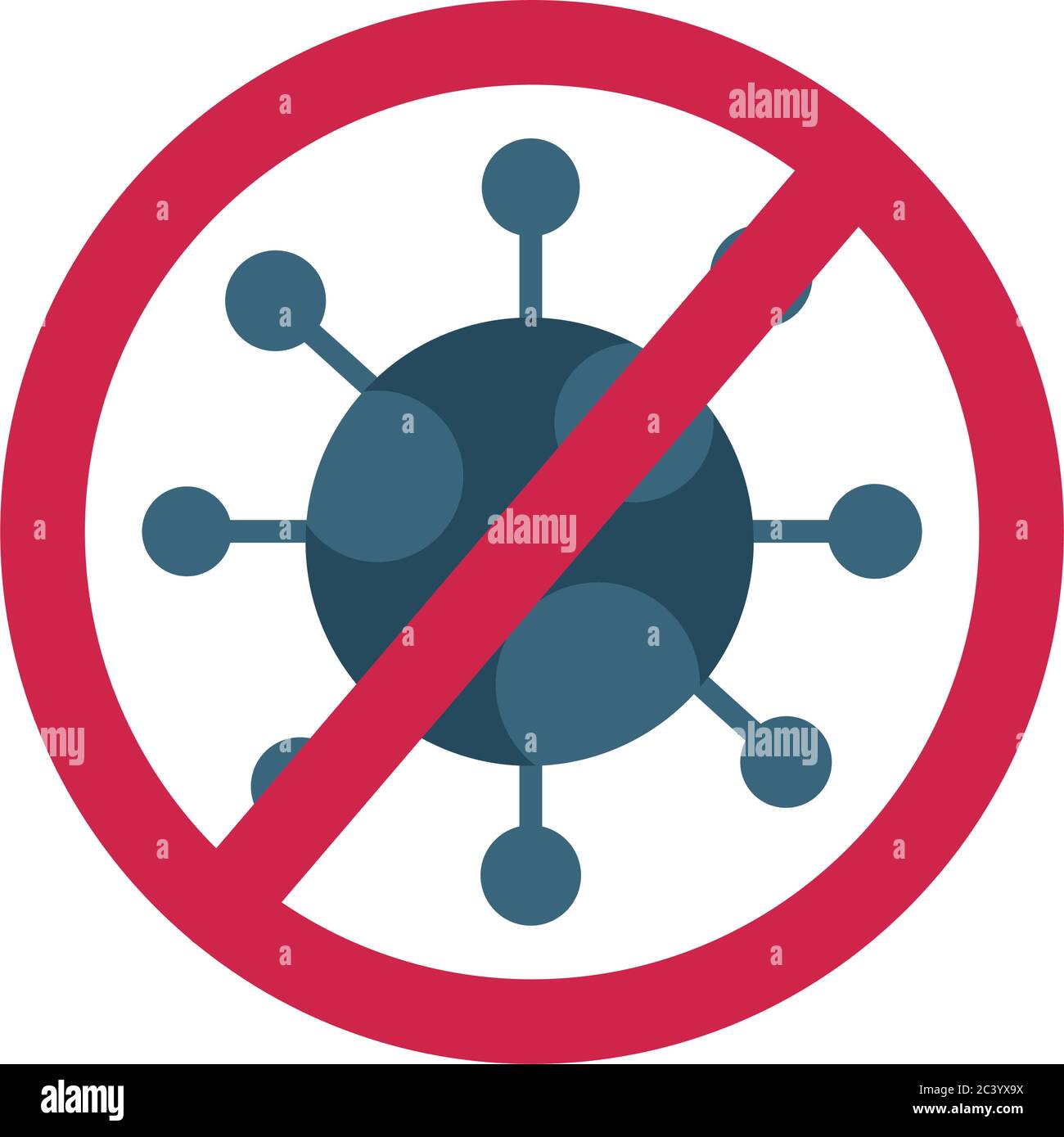 Covid 19 virus with ban design of 2019 ncov cov coronavirus infection ...