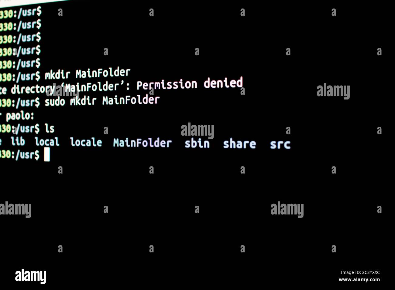 Commands From A Linux Terminal To Create A Folder Within The Operating 2634