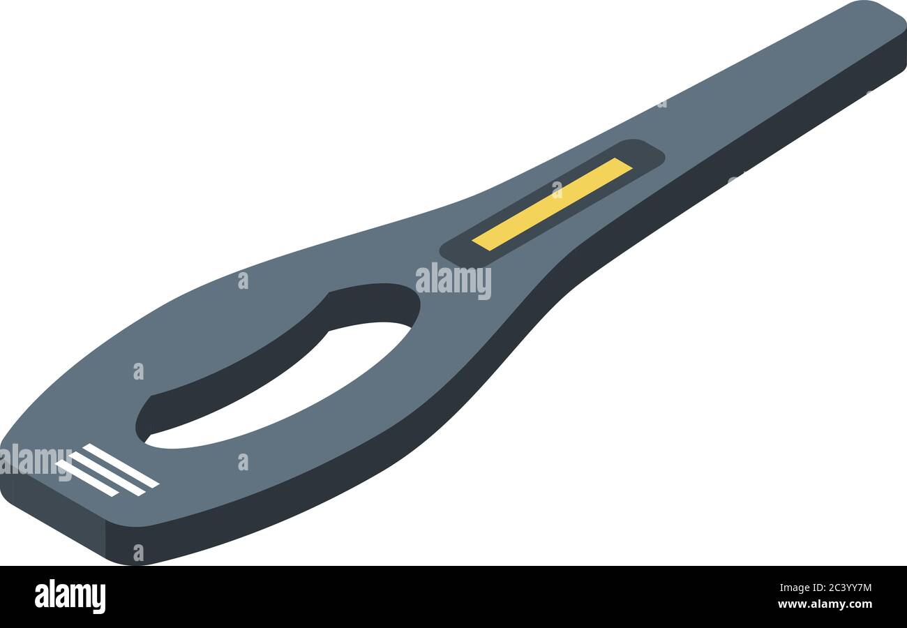 Hand held metal detector Stock Vector Images - Alamy