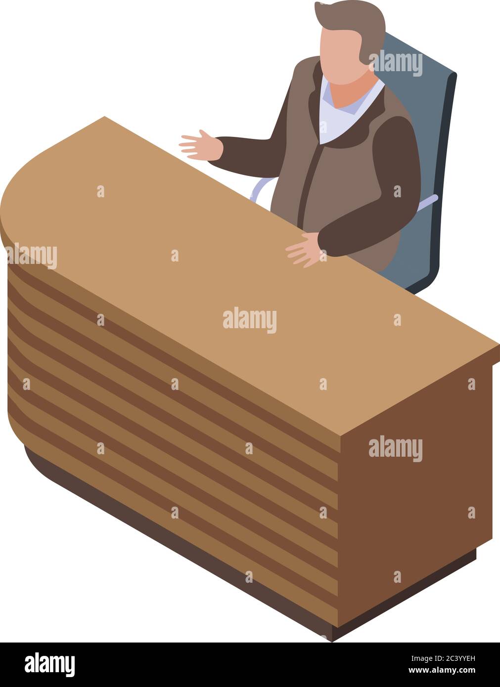 Tv presenter 3d Cut Out Stock Images & Pictures - Alamy