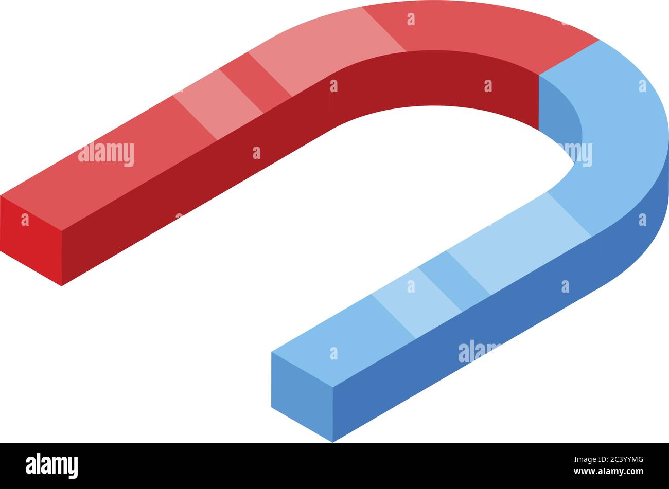 Red blue magnet icon, isometric style Stock Vector Image & Art - Alamy