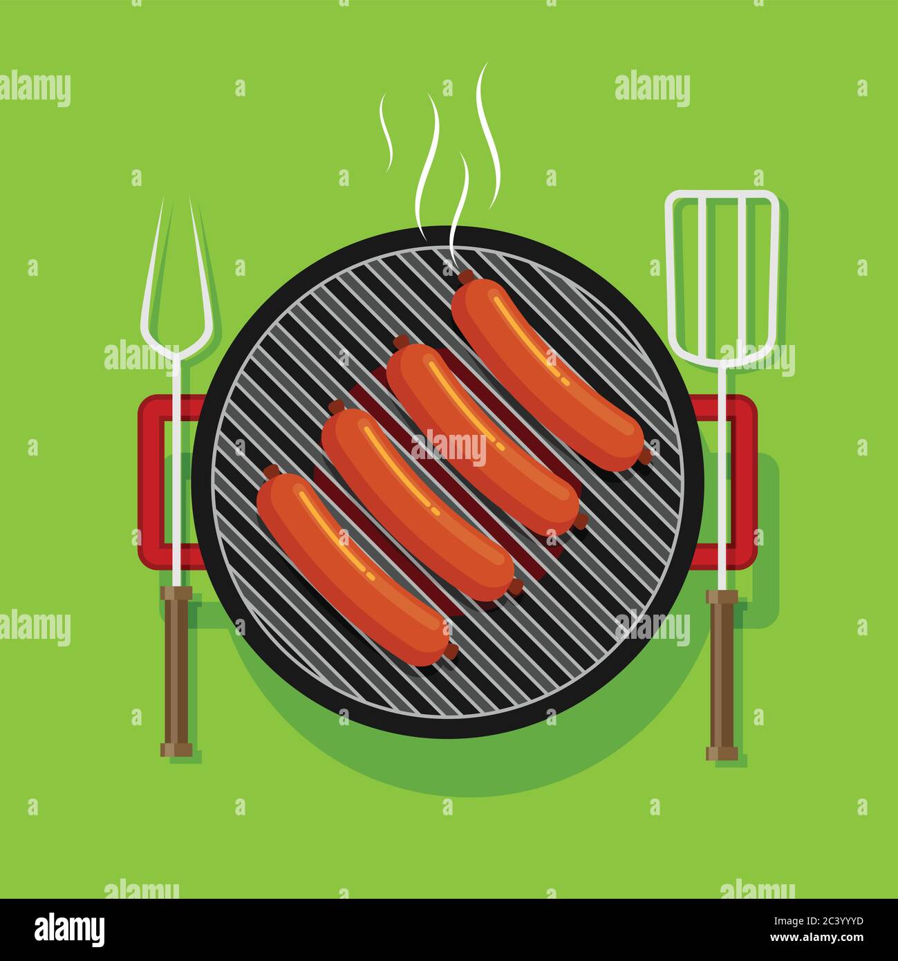 Braai vector vectors hi-res stock photography and images - Alamy